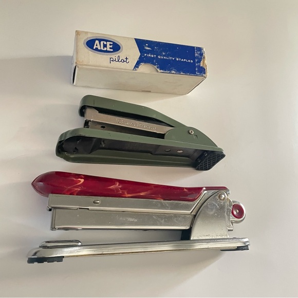 Office | Vintage Ace Liner 52 Stapler And Wilson Jones Tatum Buddy ...